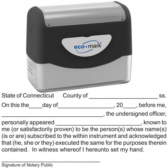Connecticut Acknowledgment Stamp | Notary.net Connecticut Acknowledgment Stamp | Notary.net