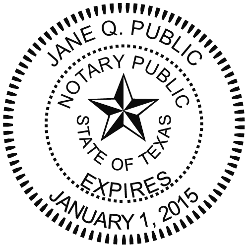 Texas Notary Embosser | Notary.net