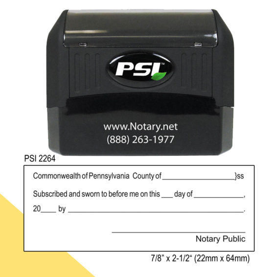 Pennsylvania Notary Jurat Stamp | Notary.net