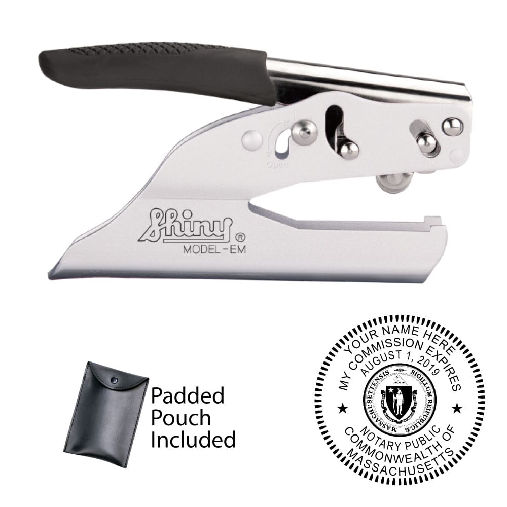Massachusetts Notary Embosser » Notary.net