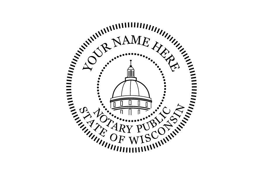 Wisconsin Notary Seal Embosser » Notary.net