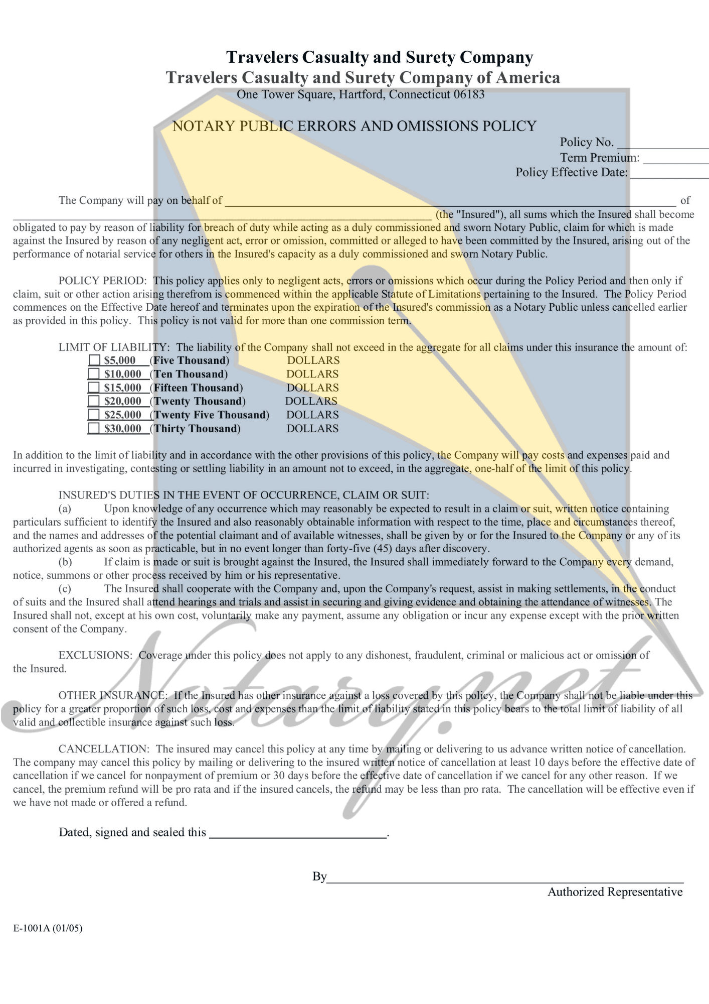 Nevada Notary E&O Insurance » Notary.net