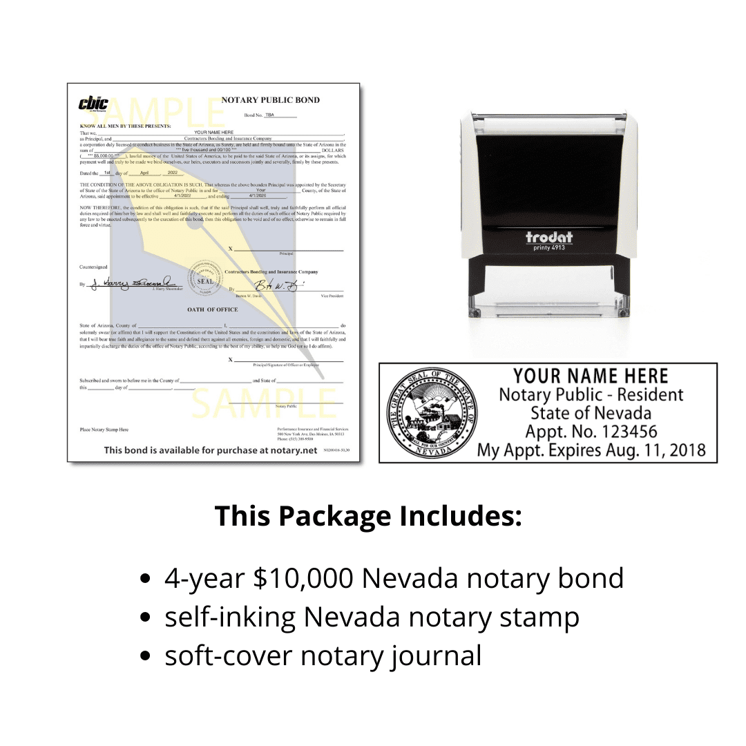 Nevada Notary Supplies Package » Notary.net